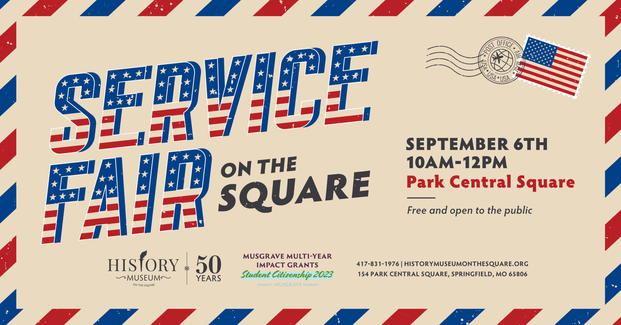 Service Fair on the Square - History Museum on the Square